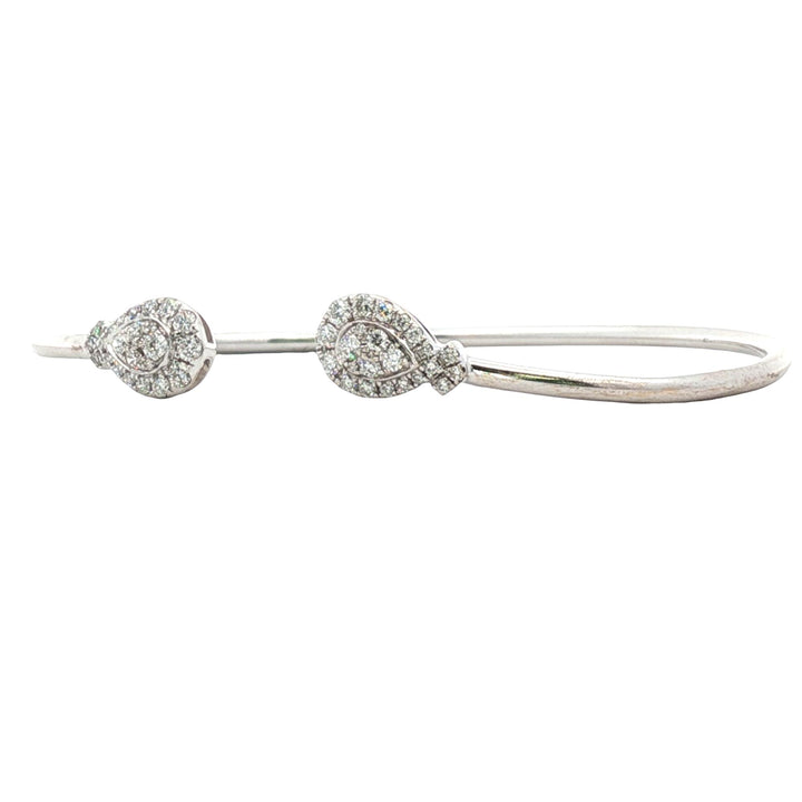 Flexible Diamond Cuff Bracelet