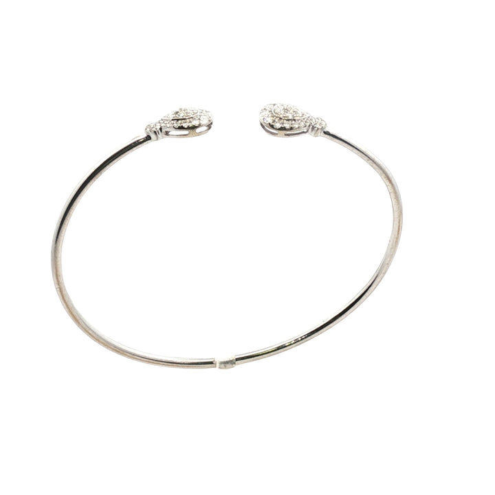 Flexible Diamond Cuff Bracelet